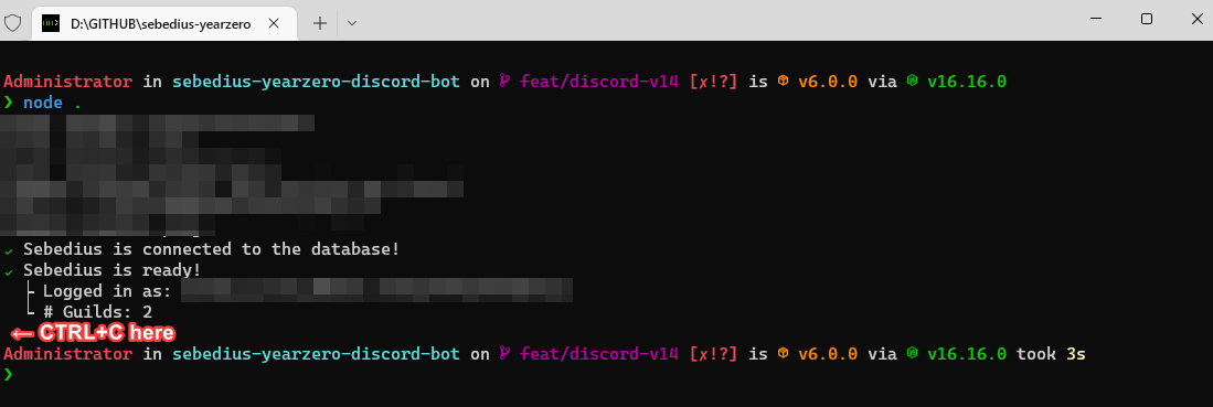 Chocolatey bug: Nu crash 4294967295 with Ctrl+C when stopping Node process under VS Code's ...