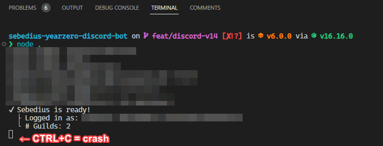 Chocolatey bug: Nu crash 4294967295 with Ctrl+C when stopping Node process under VS Code's ...