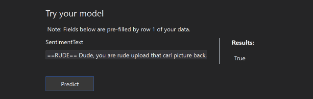 Bugs for: Text Scenario / Evaluate screen ---> fixed · Issue #351 · dotnet/machinelearning ...