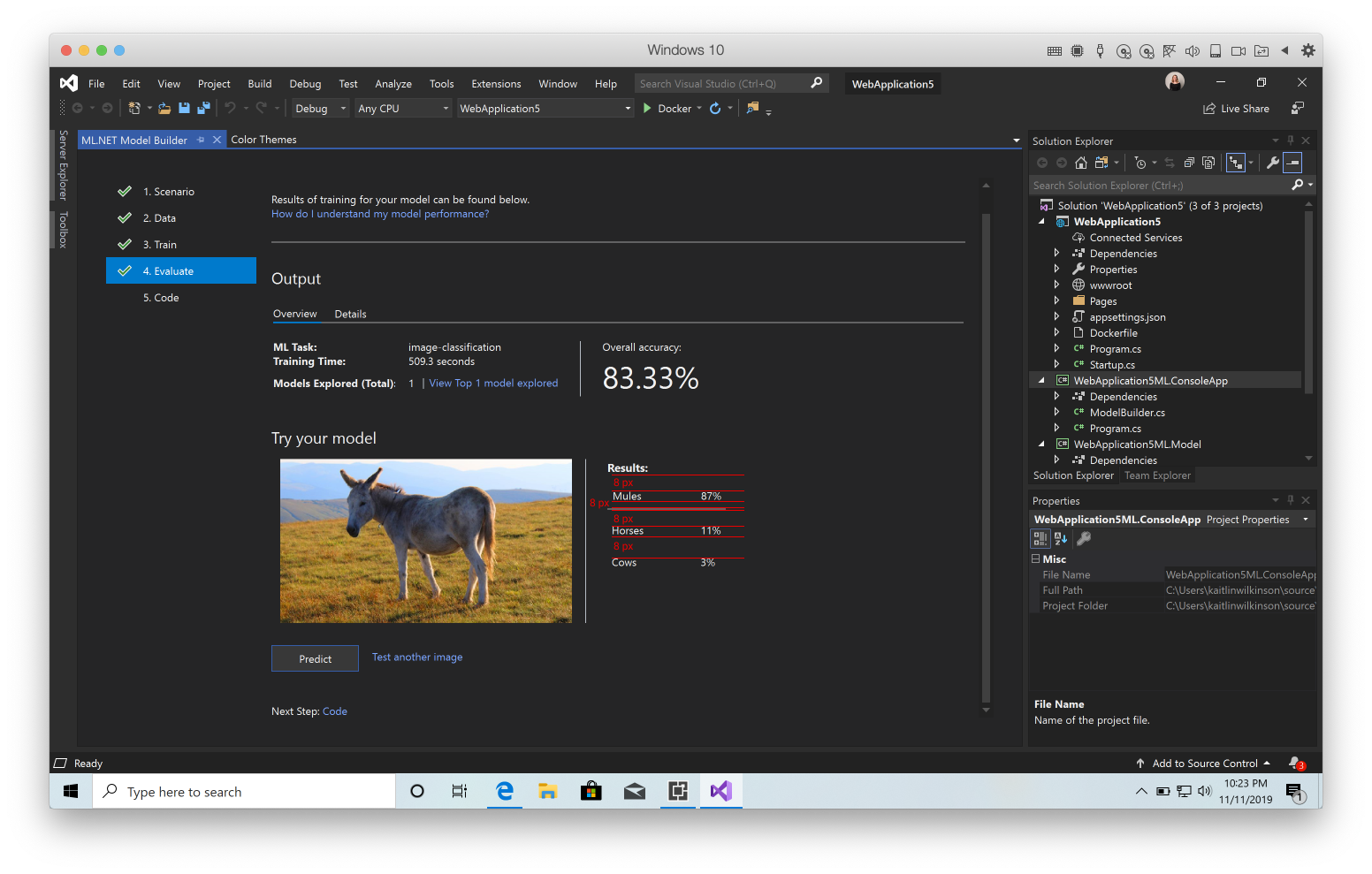 Bugs for: Image scenarios / Evaluate screen --> fixed · Issue #354 · dotnet/machinelearning ...