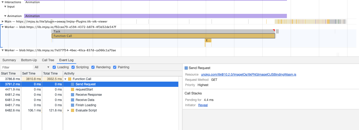 Speed up image loading · Issue #219 · Kitware/itk-vtk-viewer · GitHub