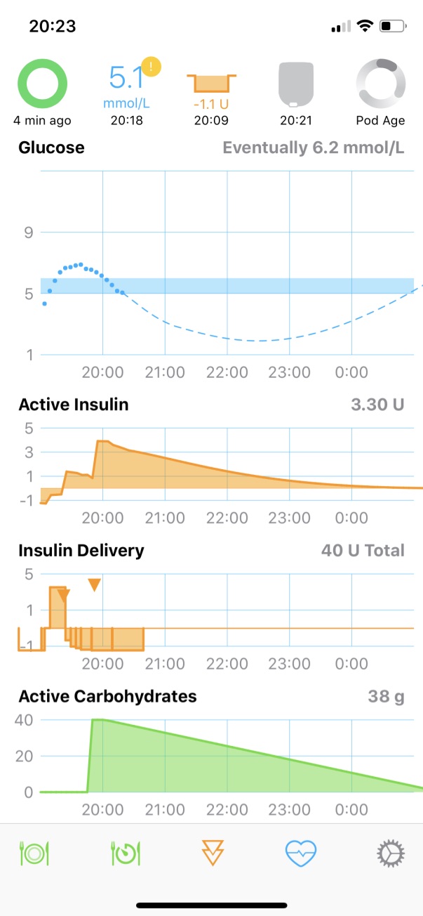 Insulin Delivery Graph Columns not aligned with Graph · Issue #1113 · LoopKit/Loop · GitHub