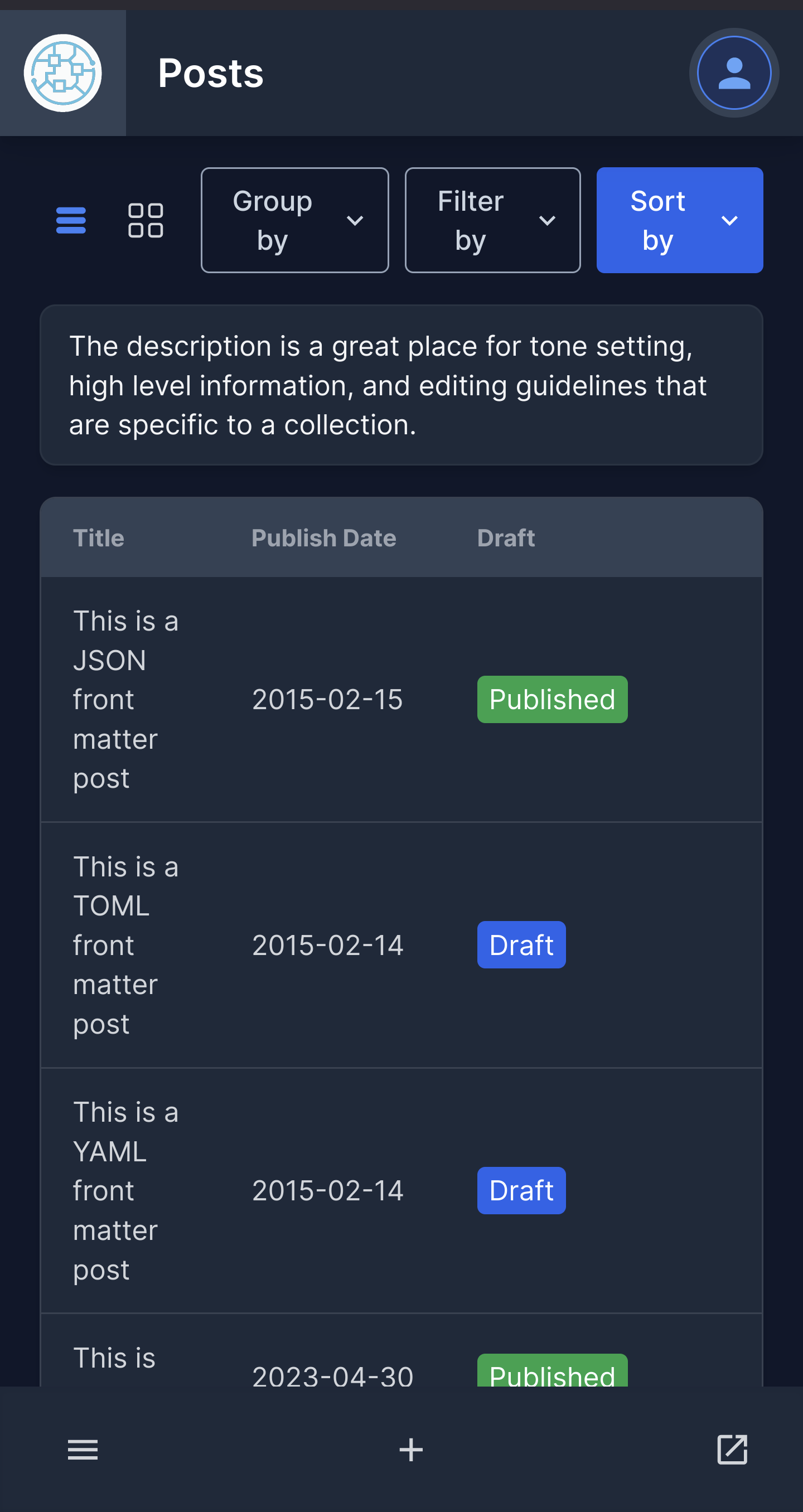 Mobile support · Issue #16 · StaticJsCMS/static-cms · GitHub
