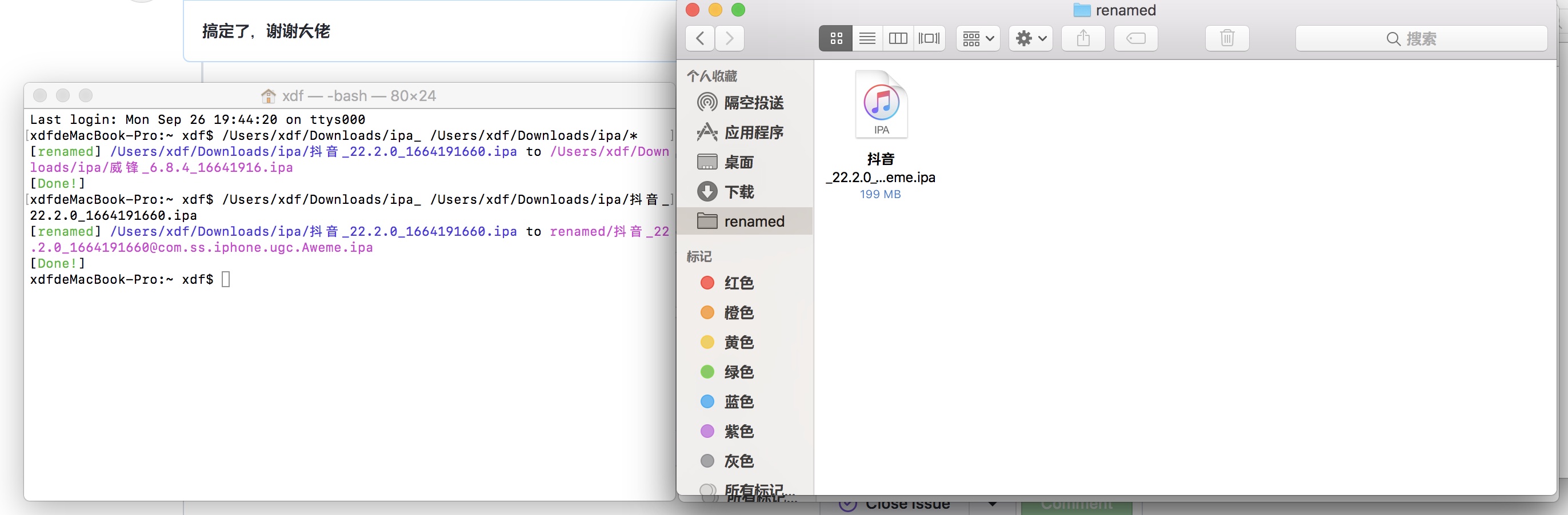 不知道是不是语法错误，报这个错误 · Issue #2 · xhofe/ipa-renamer · GitHub