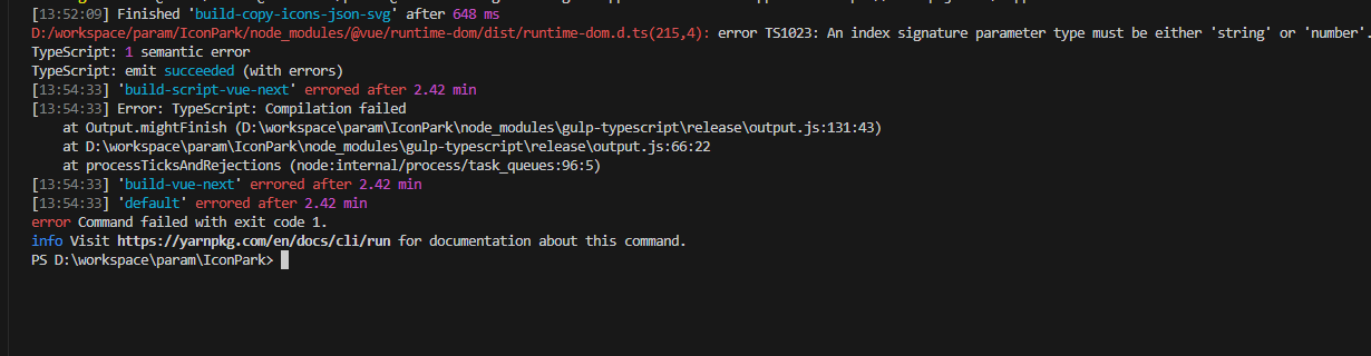 本地拉取开源代码打包错误 · Issue #710 · bytedance/IconPark · GitHub