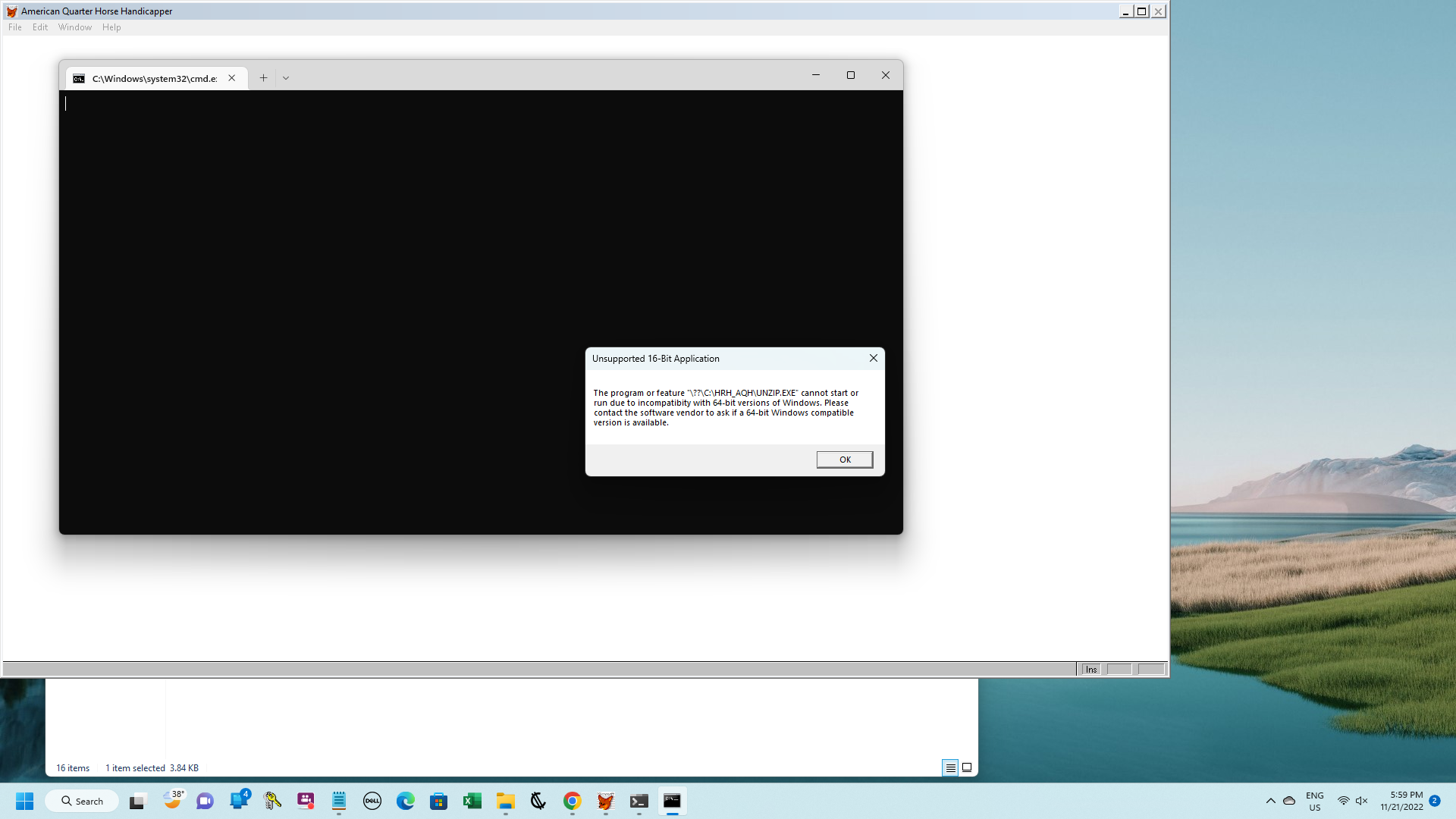 Pkunzipexe And Itfexe Wont Run Main Program Exe Starts Up Fine In 64bit · Issue 1224 