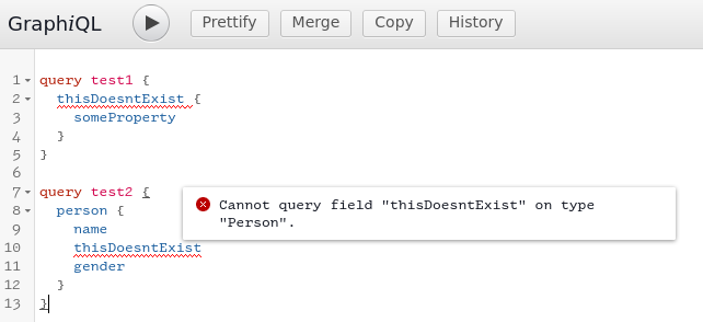 Error Highlighting And Tooltips Stopped Working In Graphiql · Issue 1655 · Graphile Crystal