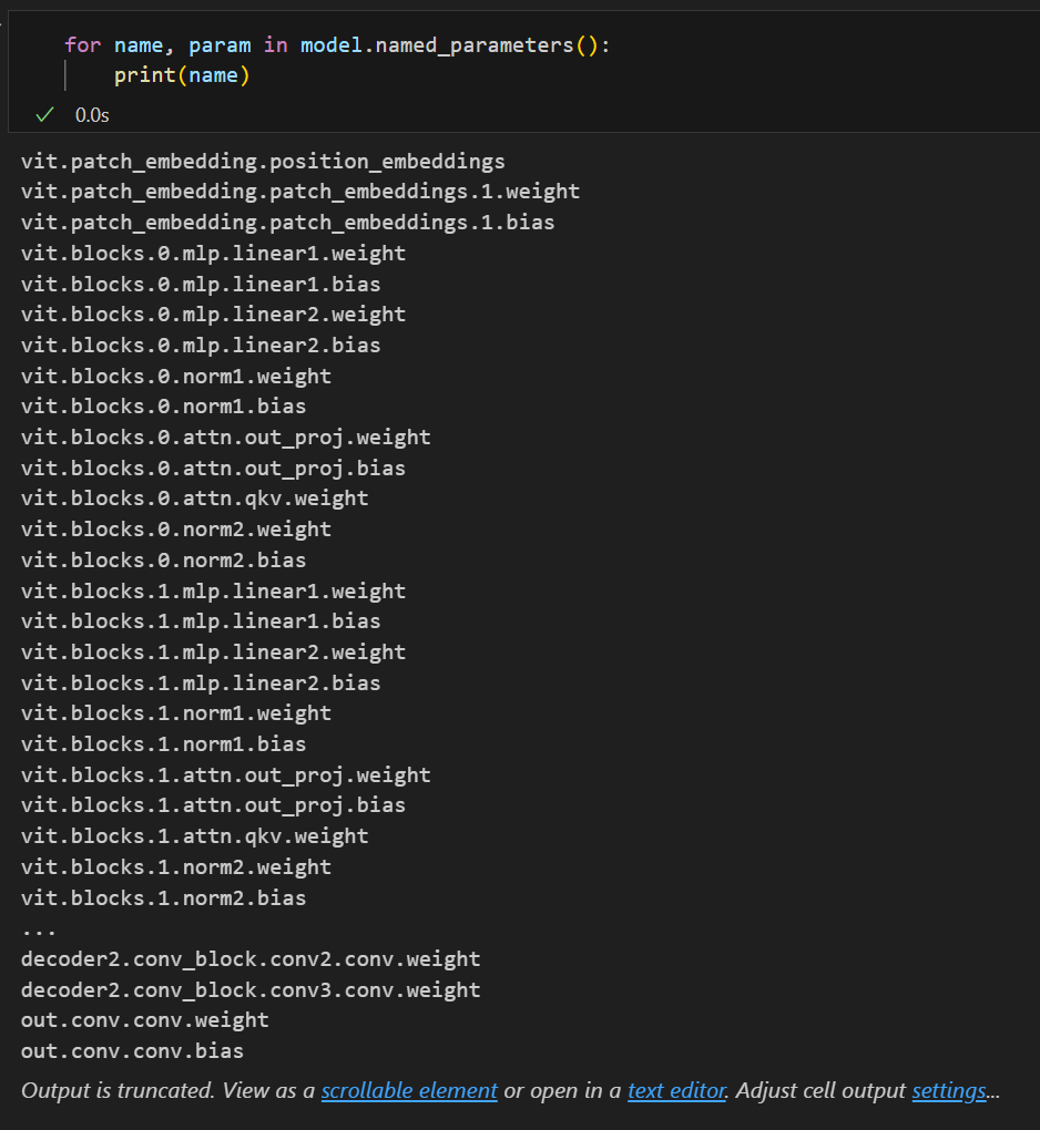 Unetr bottleneck layer weight freezing for transfer learning · Project-MONAI tutorials ...