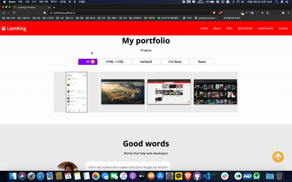 GitHub - kimhscom/portfolio2020: Implemented as a responsive dynamic ...