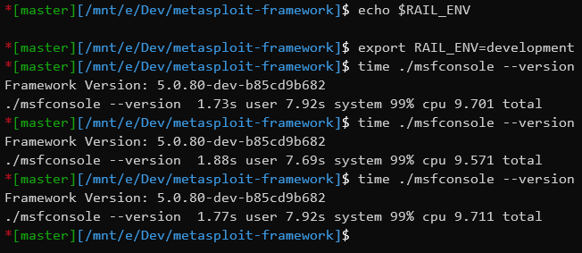 Why msfconsole takes too long to print version? · Issue #13044 · rapid7/metasploit-framework ...