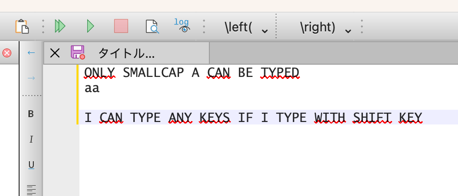 I cannot type any keys except "a" without the SHIFT key [macos, qt6] · Issue #3249 · texstudio ...