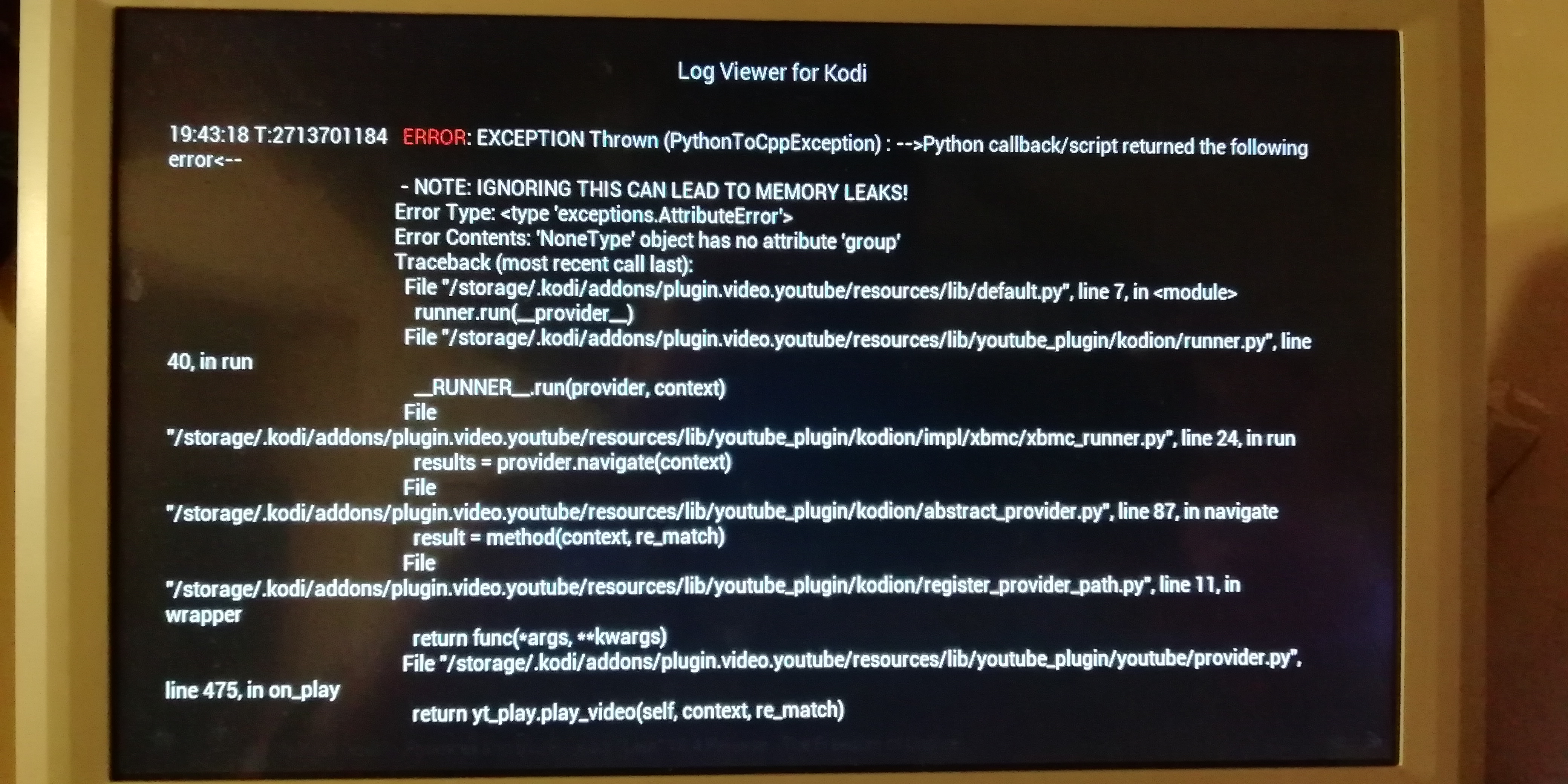 Attribute Error · Issue 708 · Jdf76pluginvideoyoutube · Github 5184