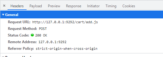 `/cart/add` does not return sections via dev server · Issue #1797 ...