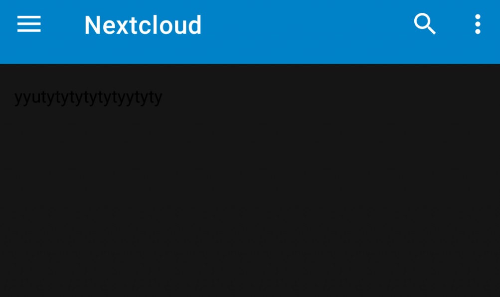 Files app top text box text illegible in dark mode · Issue #5492 · nextcloud/android · GitHub