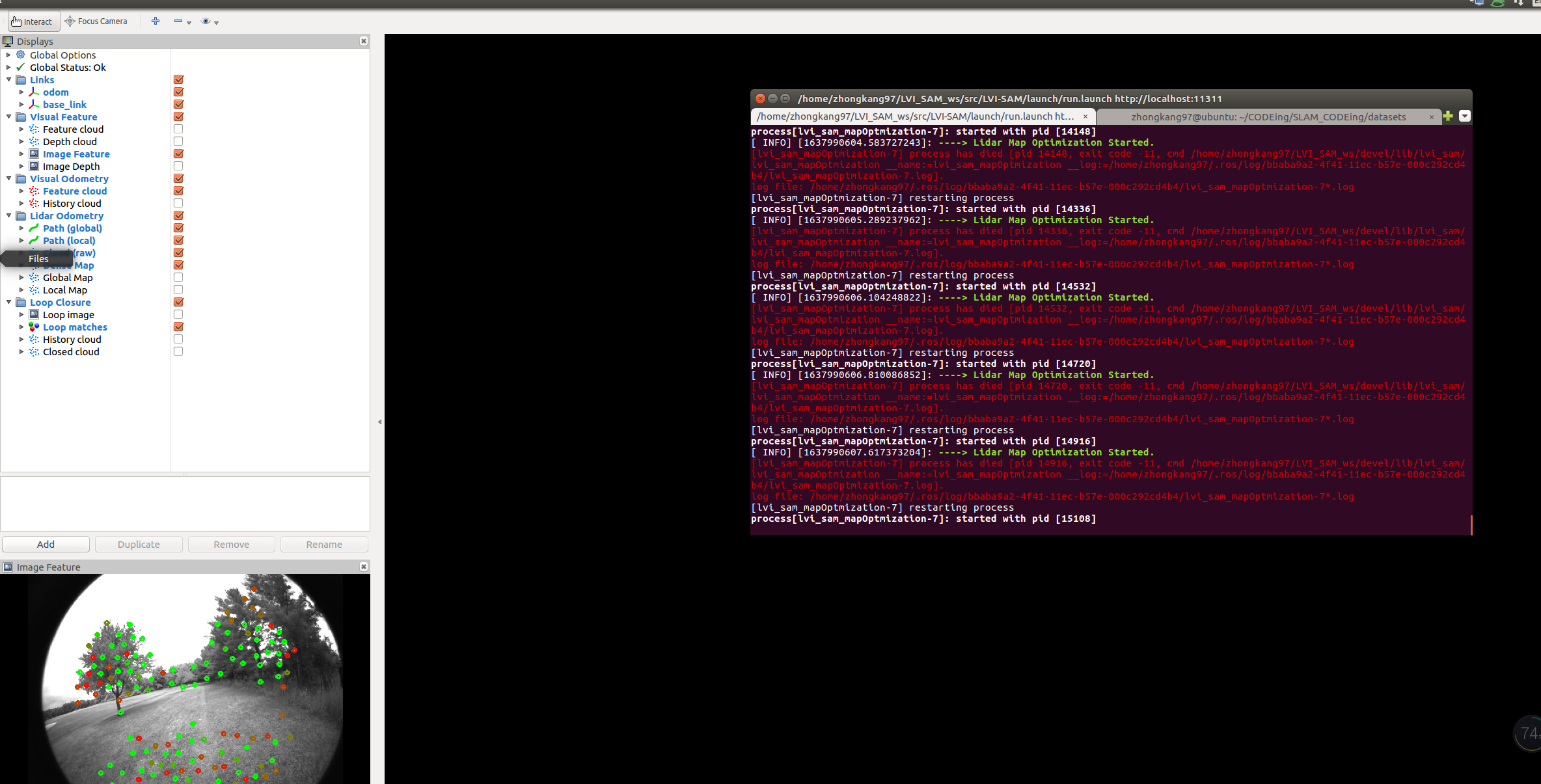 Process has died · Issue #32 · TixiaoShan/LVI-SAM · GitHub