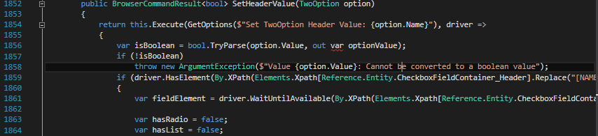 After getting latest v9.1 code, build solution gives "Syntax error ...