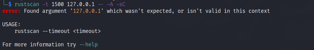 Found Argument which wasn't expected - UPDATE THE README and Program HELP MENU · Issue #385 ...