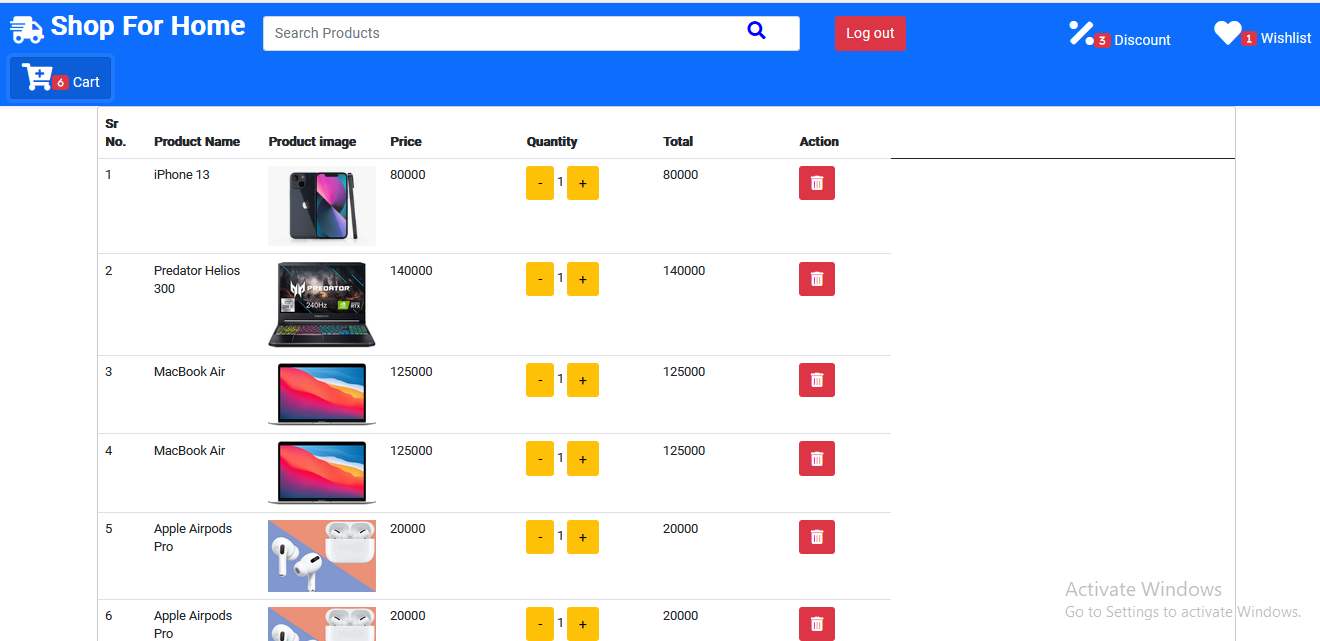 GitHub - Goyal-Puja/ShopFromHomeApplication