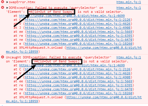 the id can't include spaces · Issue #106 · bigskysoftware/htmx · GitHub