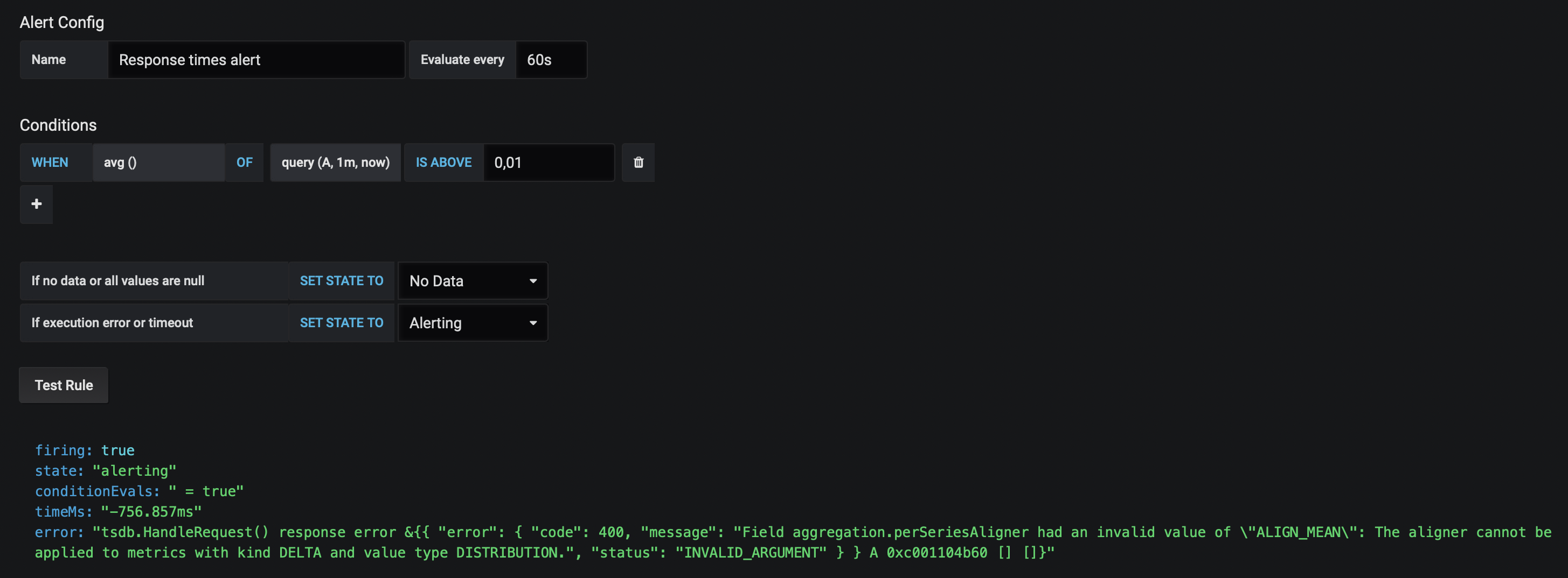 Error creating alert on Stackdriver metrics · Issue #22634 · grafana/grafana · GitHub