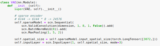 InputLayer TypeError · Issue #111 · facebookresearch/SparseConvNet · GitHub
