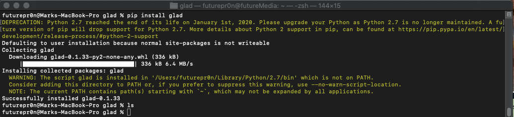 Trying to install glad for use in Xcode for Mac/osx, not recognizing · Issue #261 · Dav1dde/glad ...