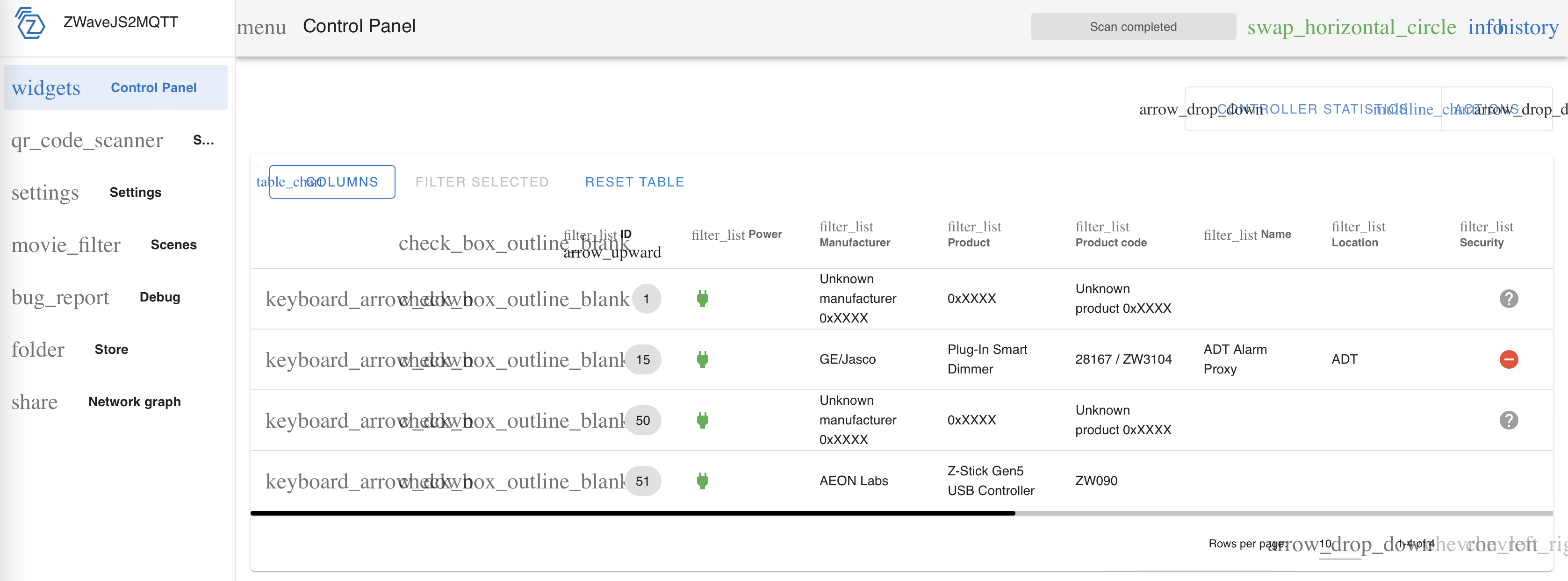 [Bug]: Icons not displaying correctly · Issue #2564 · zwave-js/zwave-js-ui · GitHub