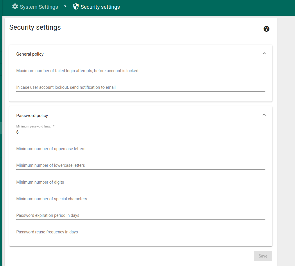Can Thingsboard limit the password length of user account ? · Issue #2200 · thingsboard ...