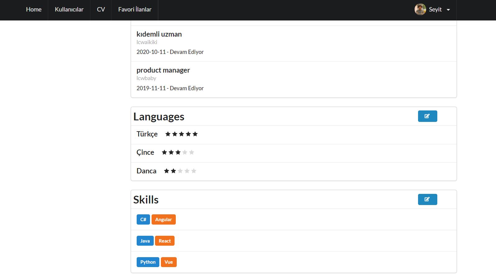GitHub - seyitucar/hrms-project