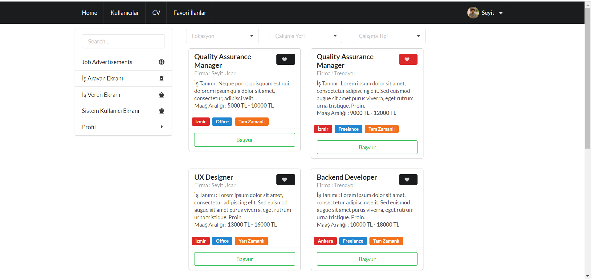 GitHub - seyitucar/hrms-project