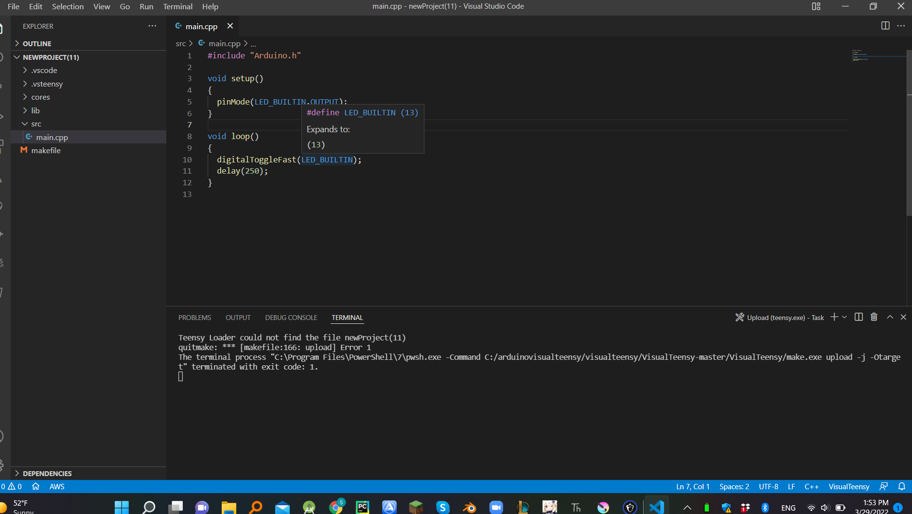 Error uploading with tyCommander · Issue #70 · luni64/VisualTeensy · GitHub