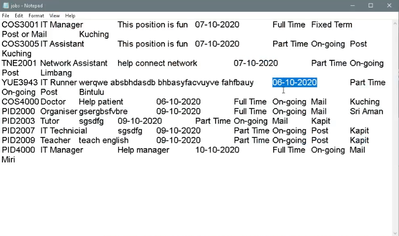 GitHub - Laikokwui/JobPostingSystem: This job posting system will allow ...