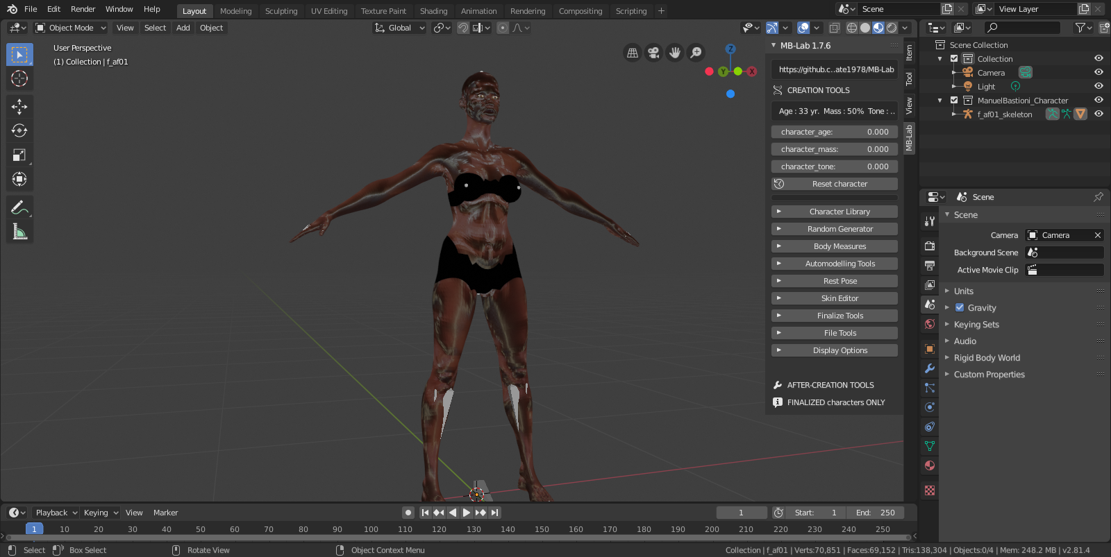 2.81 EEVEE and MB-Lab 1.7.6 skin shader displacement rendering · Issue #160 · animate1978/MB-Lab ...