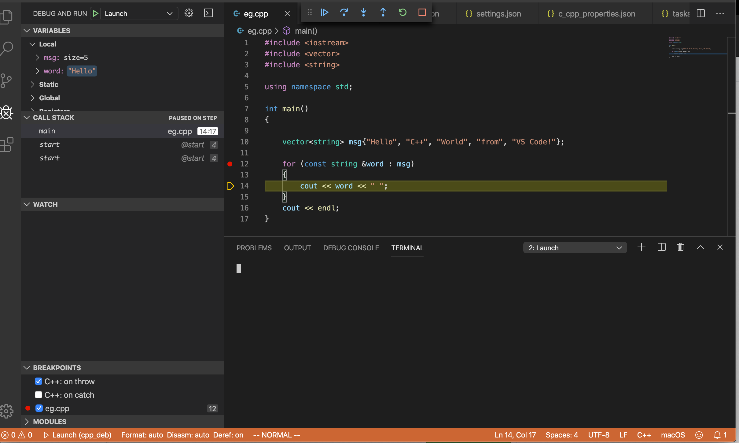 Step in and stop on entry debugging issues · Issue #258 · vadimcn/codelldb · GitHub
