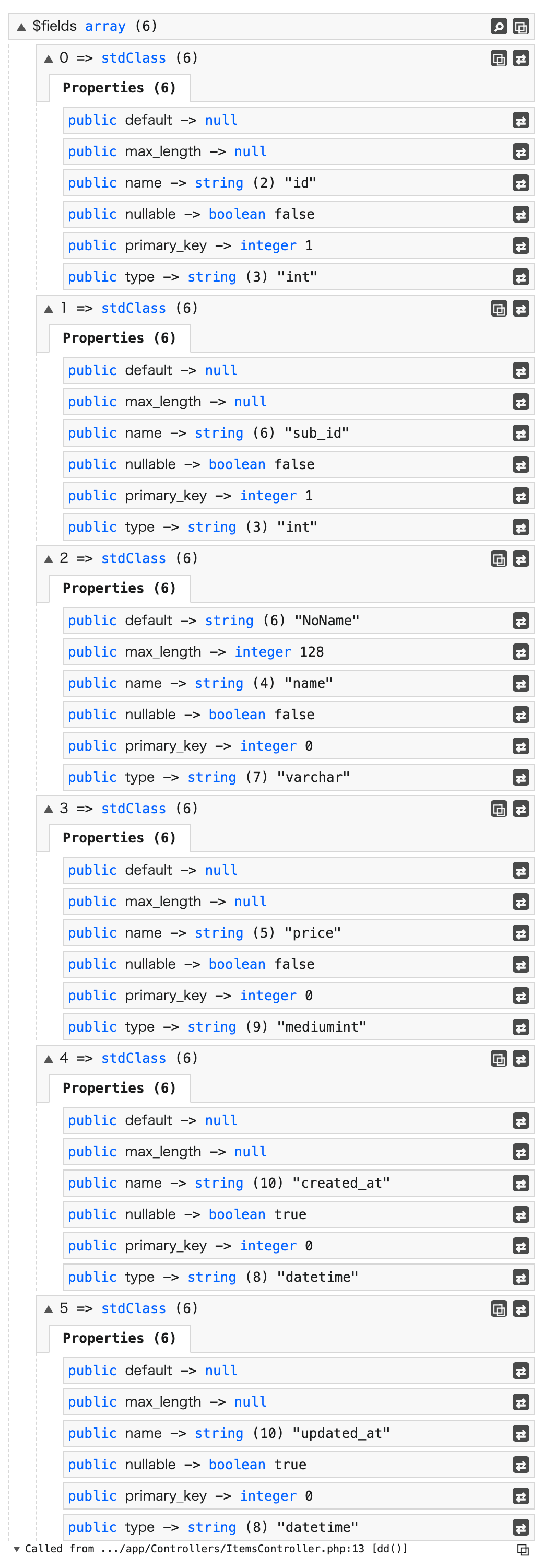 docs: $db->getFieldData() data explanation is not complete · Issue #6308 · codeigniter4 ...