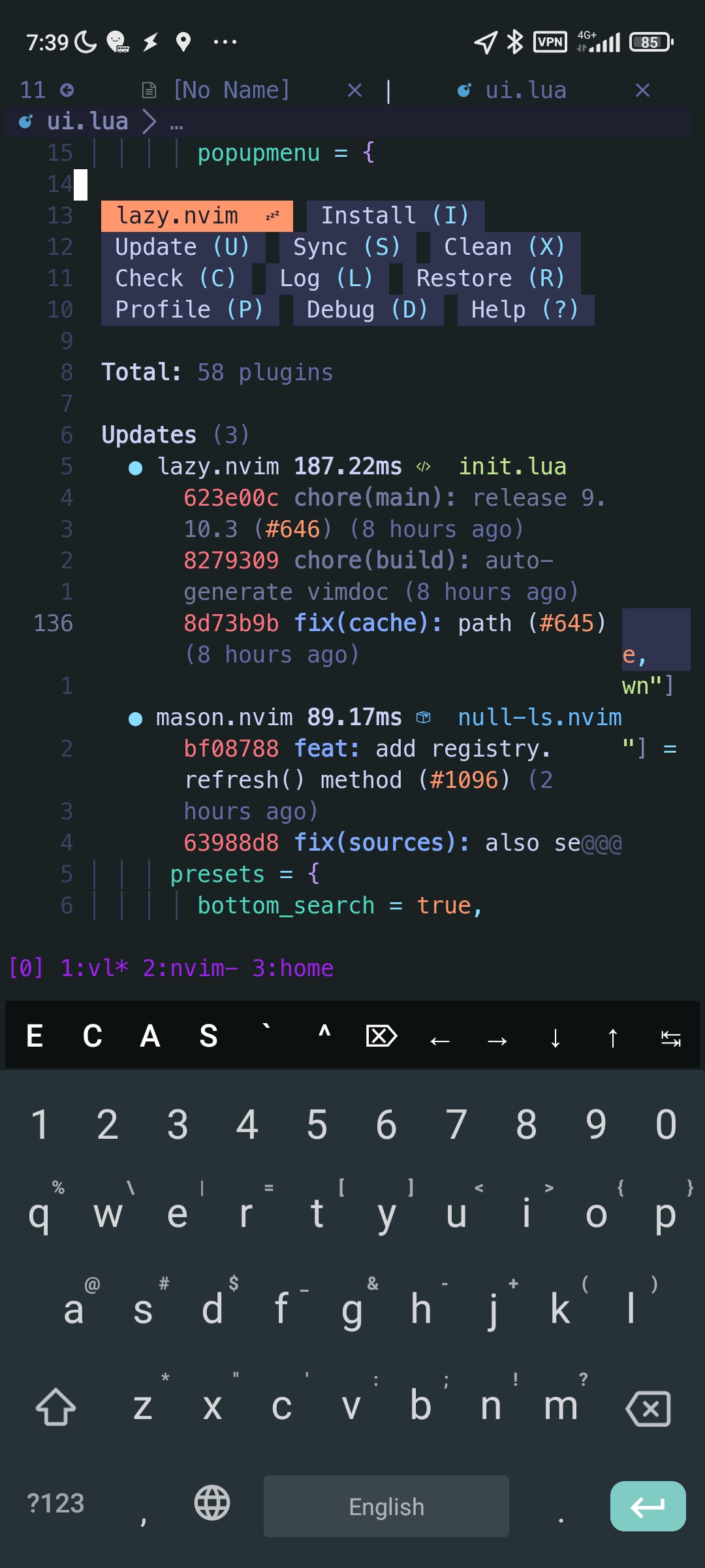 Lazy & Masson windows full screen · LazyVim LazyVim · Discussion #429 ...