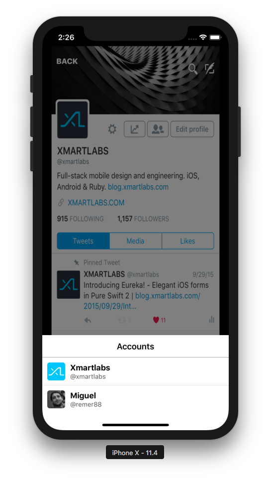 Gap at bottom of menu on iPhone X · Issue #91 · xmartlabs/XLActionController · GitHub
