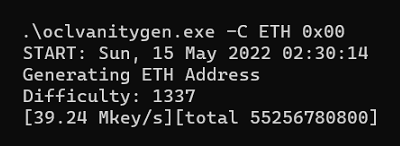 OCL really slow with Ethereum · Issue #1 · AngelTs/vanitygen-plusplus-ported-for-VS2019 · GitHub