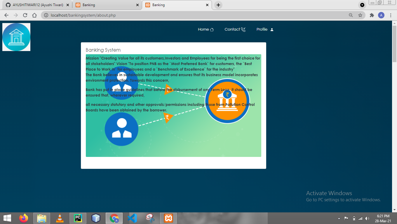 GitHub - AYUSHITIWARI12/Banking-system: Net-Banking (PHP,JS,HTML,CSS ...