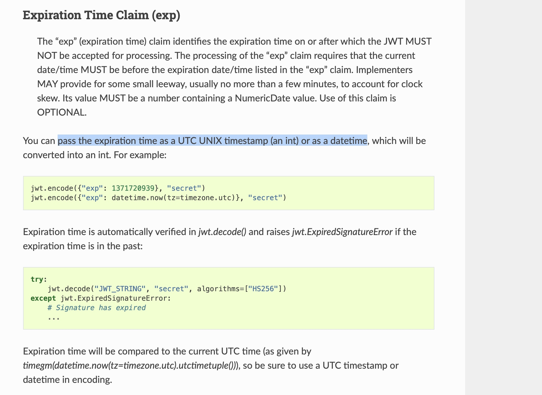Jwt Encode Throws Exception Due To Datetime Not Serializable · Issue 407 · Jpadilla Pyjwt · Github