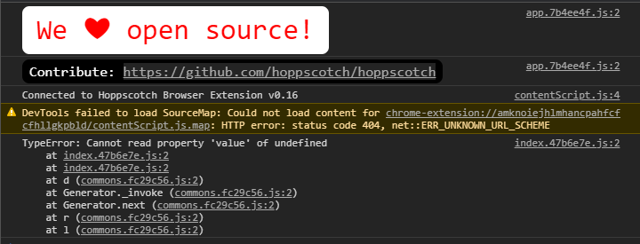 Cannot read property 'value' of undefined. Check console for details. · Issue #1104 · hoppscotch ...