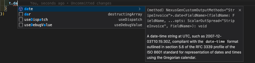 Property 'json' does not exist on type 'ObjectDefinitionBlock (issue with custom Scalars ...