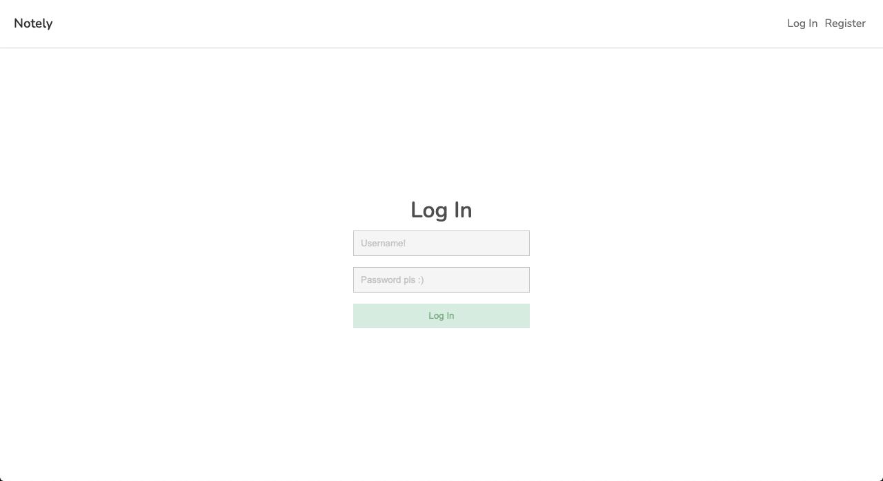 GitHub - codewithcindy/notely