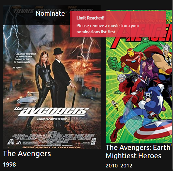 GitHub - GeneralNel/the-shoppies-movie-nomination-app: This app allows ...