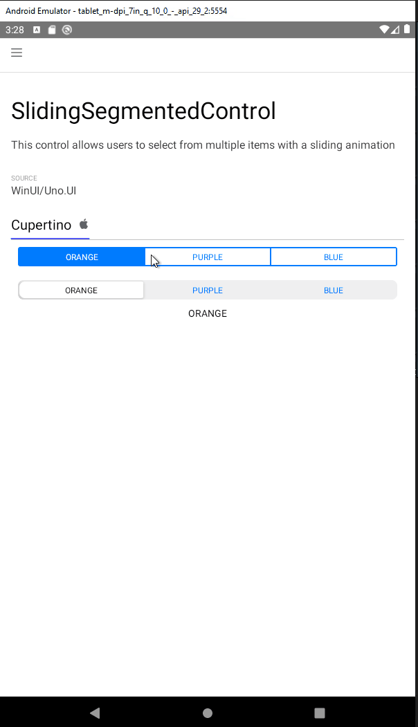 [Sliding]SegmentedControl · Issue #68 · unoplatform/uno.toolkit.ui · GitHub
