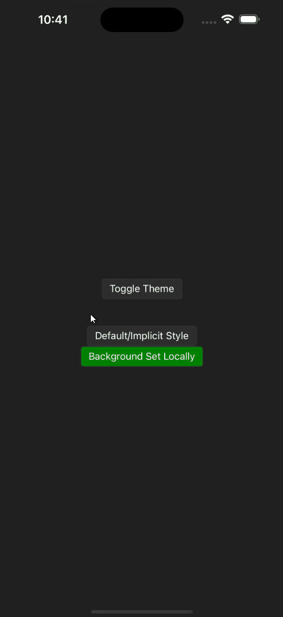 Overridden theme resources are not applied when used in a default/implicit style unless app ...