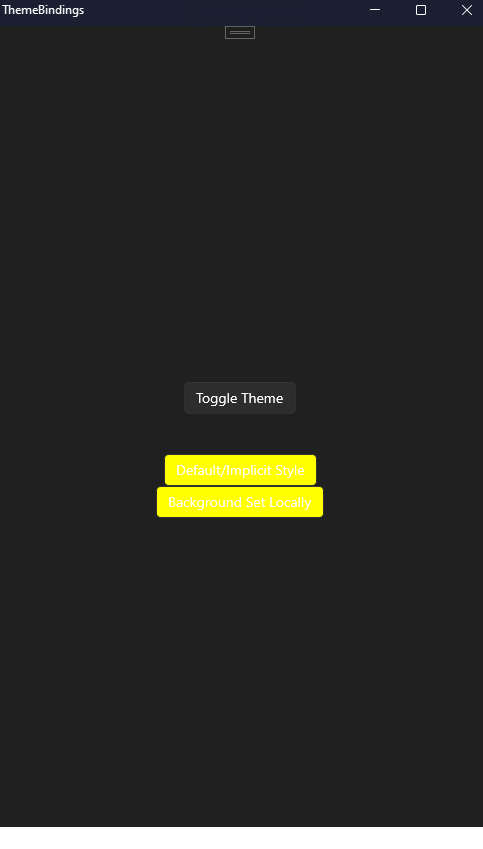 Overridden theme resources are not applied when used in a default/implicit style unless app ...