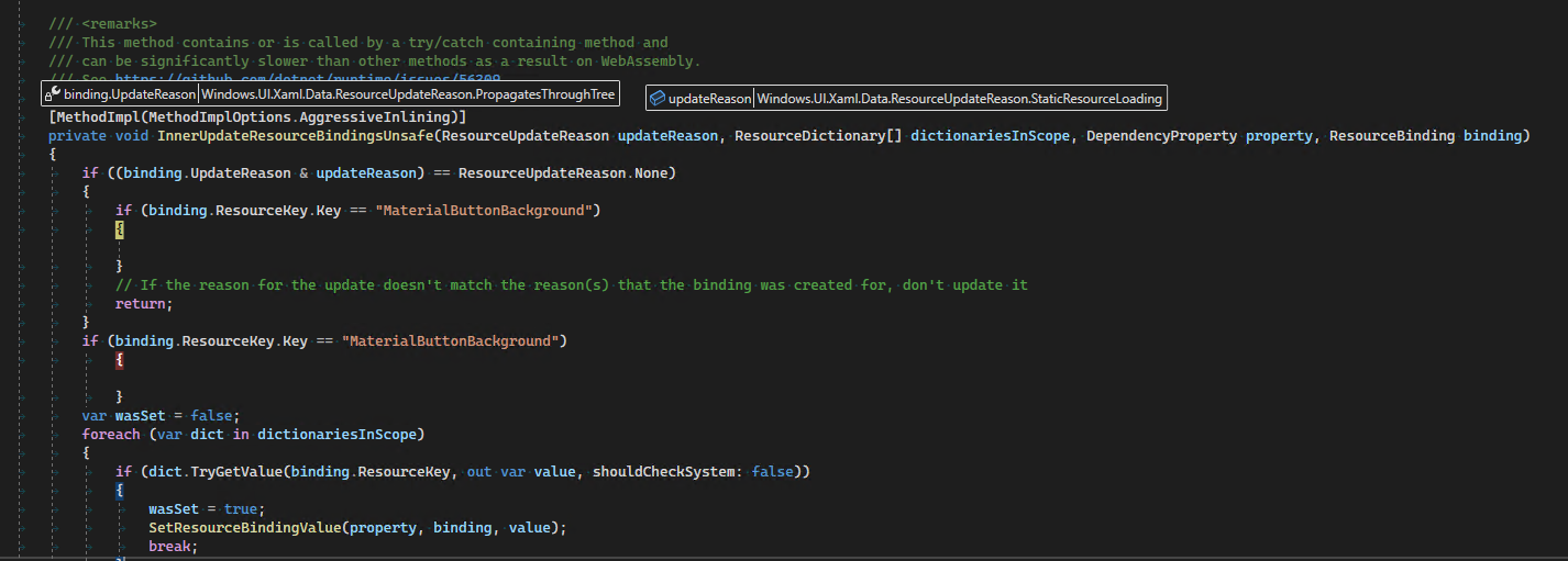 Overridden theme resources are not applied when used in a default ...