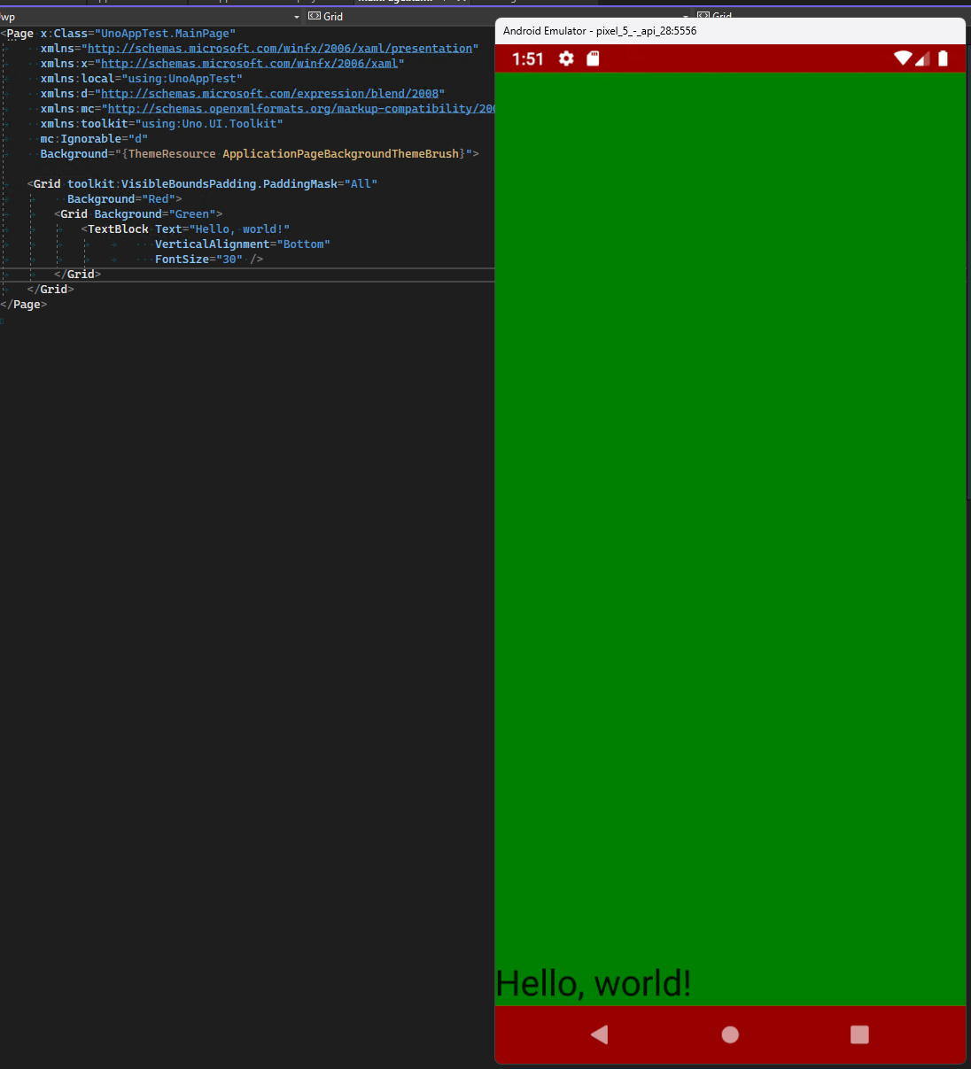 [NET6][Android] VisibleBoundsPadding and it's API are Not Working · Issue #12007 · unoplatform ...