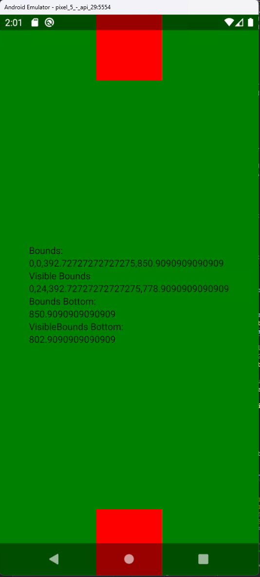 [NET6][Android] VisibleBoundsPadding and it's API are Not Working · Issue #12007 · unoplatform ...